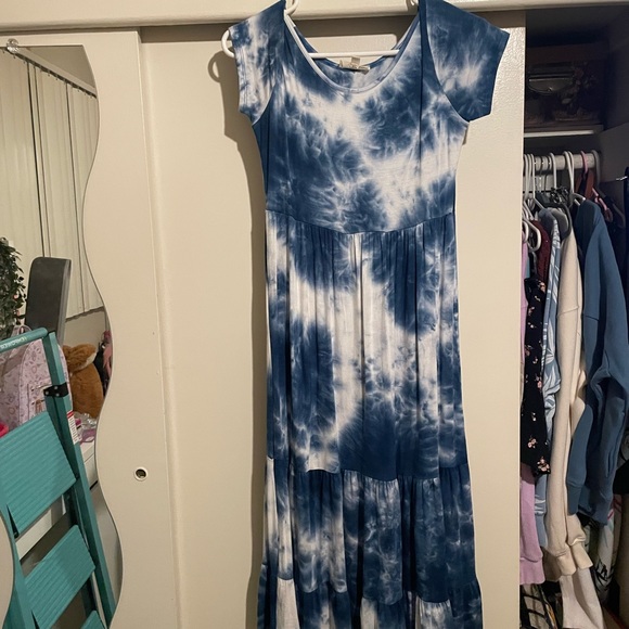 See You Monday | Dresses | See You Monday Tie Dye Along Maxi Dress ...